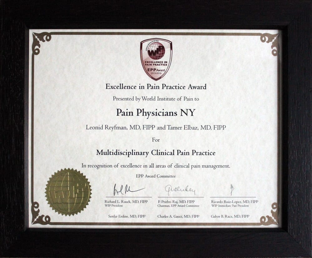 Pain Physicians NY | Recognitions & Awards